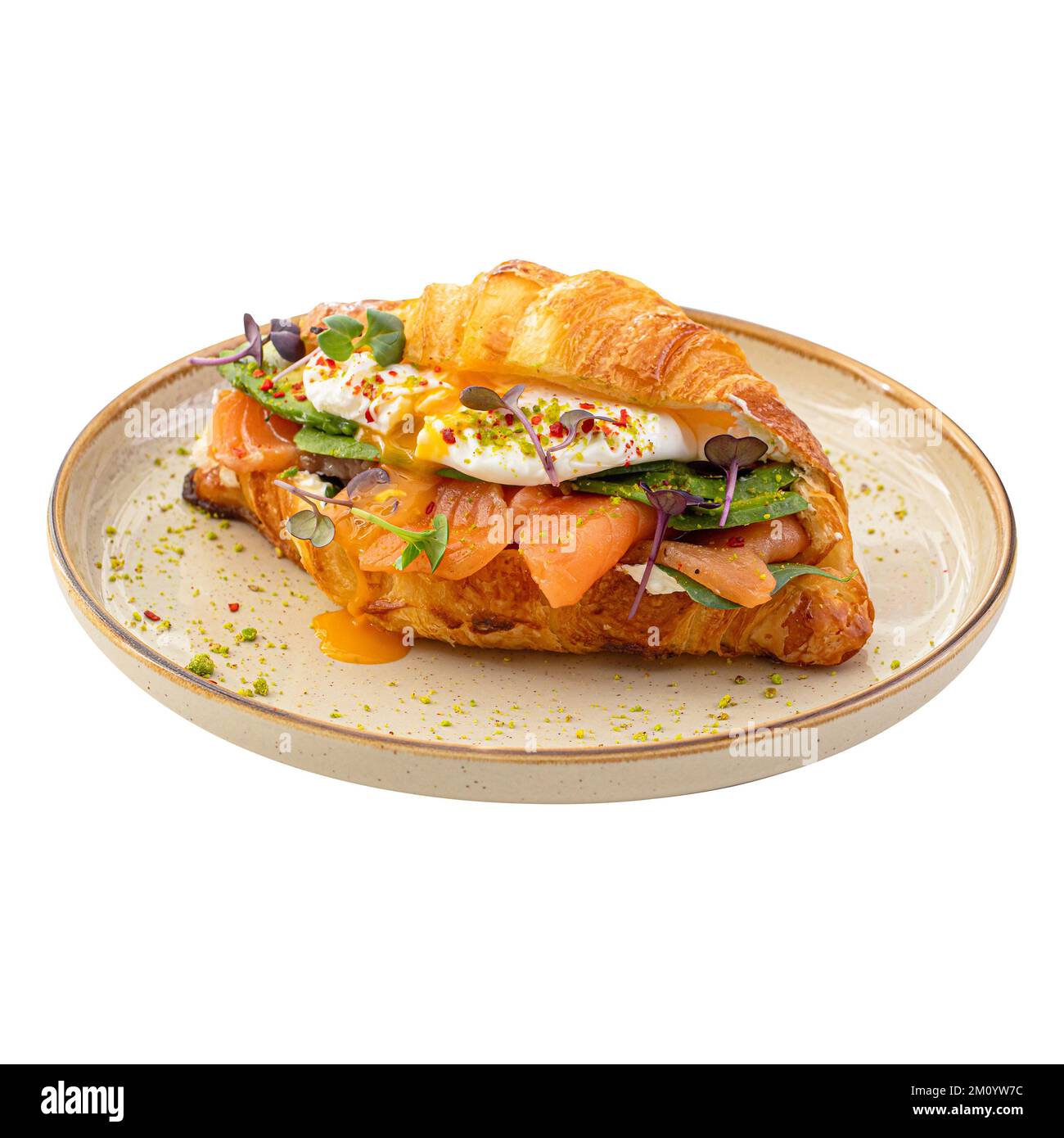 Breakfast sandwich coffee Cut Out Stock Images & Pictures - Alamy