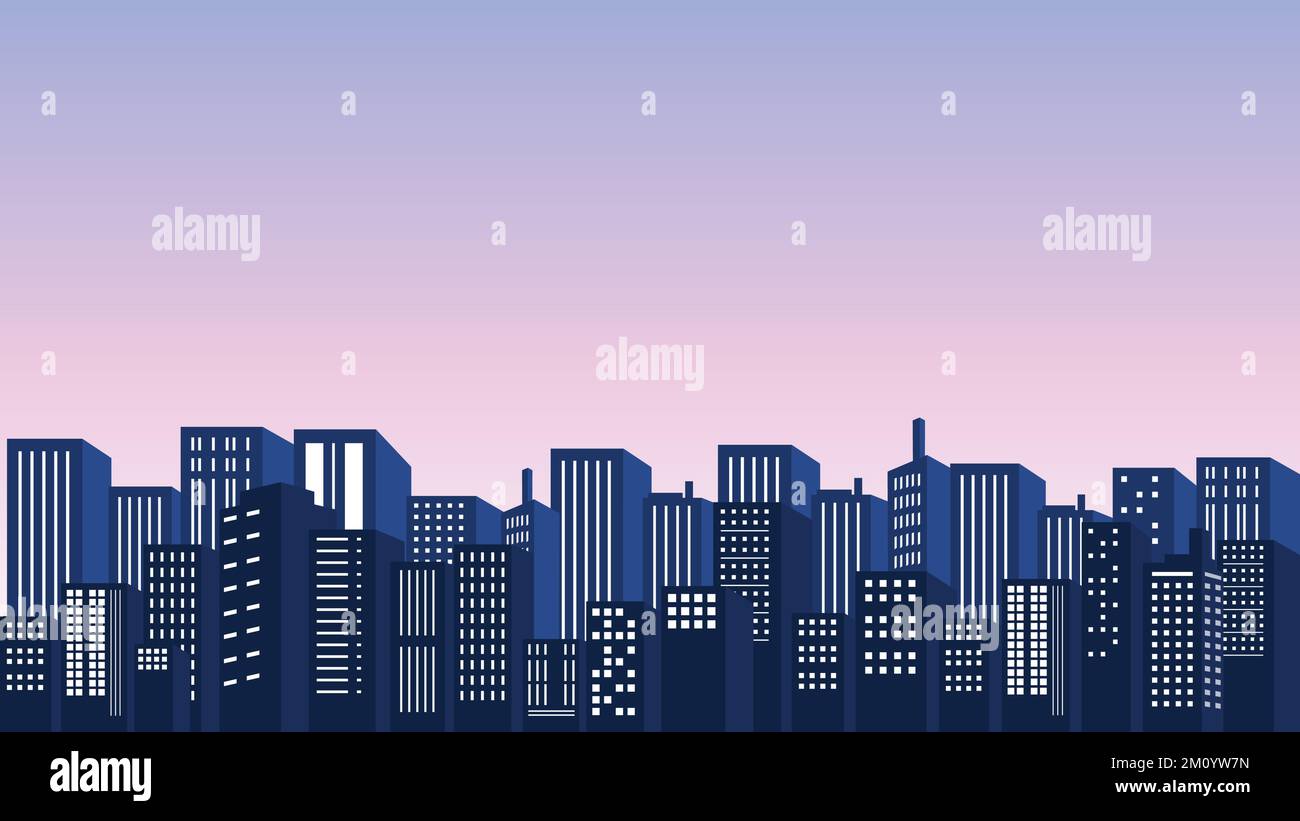 Lights city center Stock Vector Images - Alamy