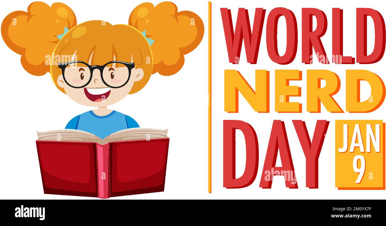 World Nerd Day banner design illustration Stock Vector Image & Art - Alamy