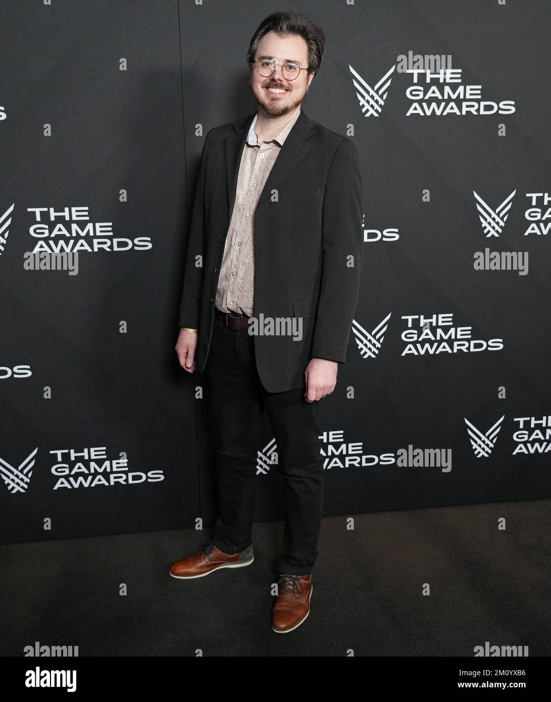 Los Angeles, CA, December 8, 2022. Andrew Shouldice arrives at The Game ...