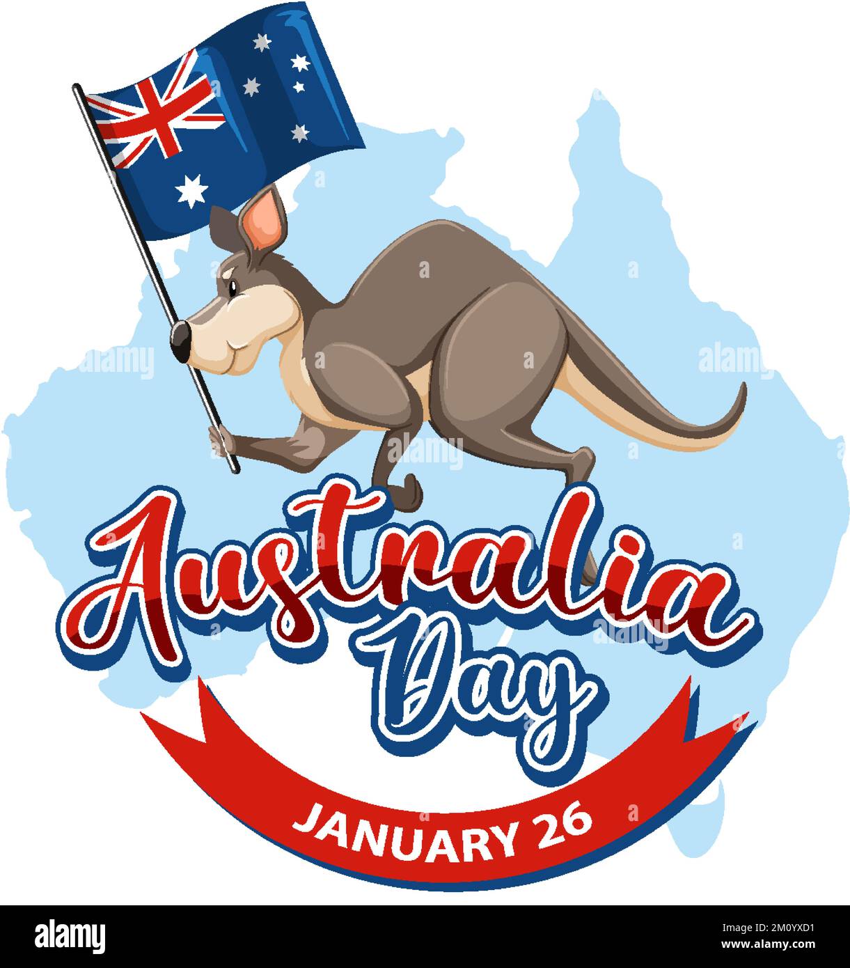 Happy Australia Day Banner illustration Stock Vector Image & Art - Alamy