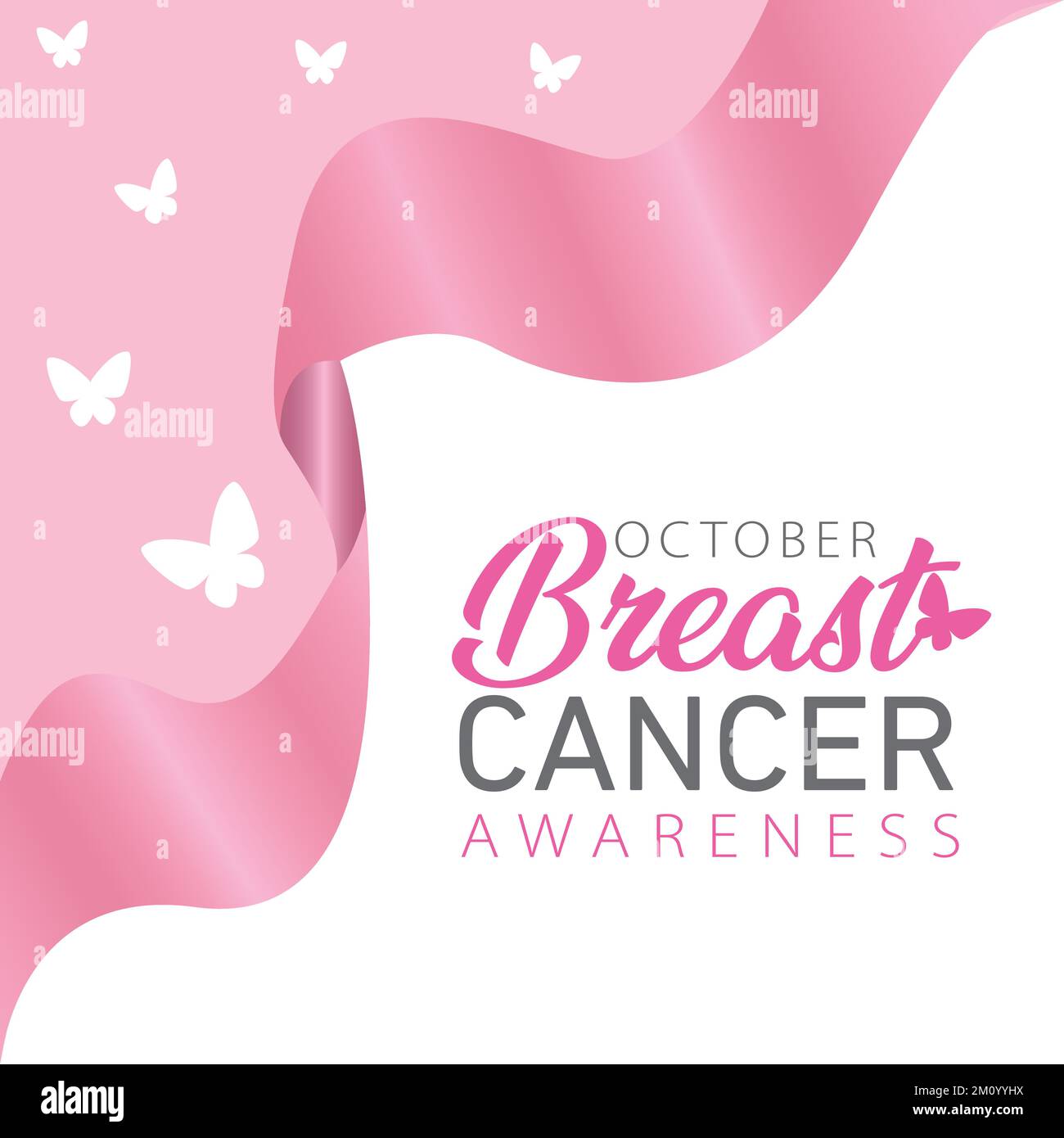 Breast Cancer Template Stock Vector Image & Art - Alamy
