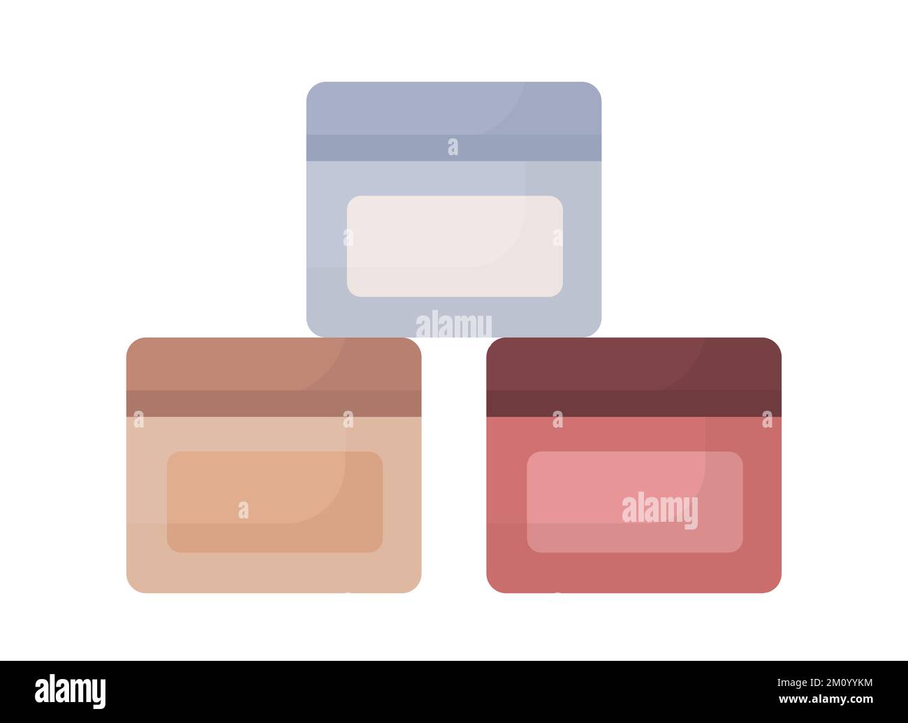 Cosmetic jars Stock Vector Images - Alamy