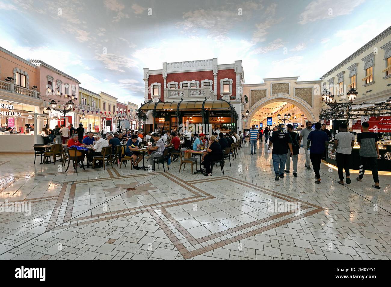 Football World Cup, Qatar 2022, Doha; Villaggio Mall, Venetian style ...