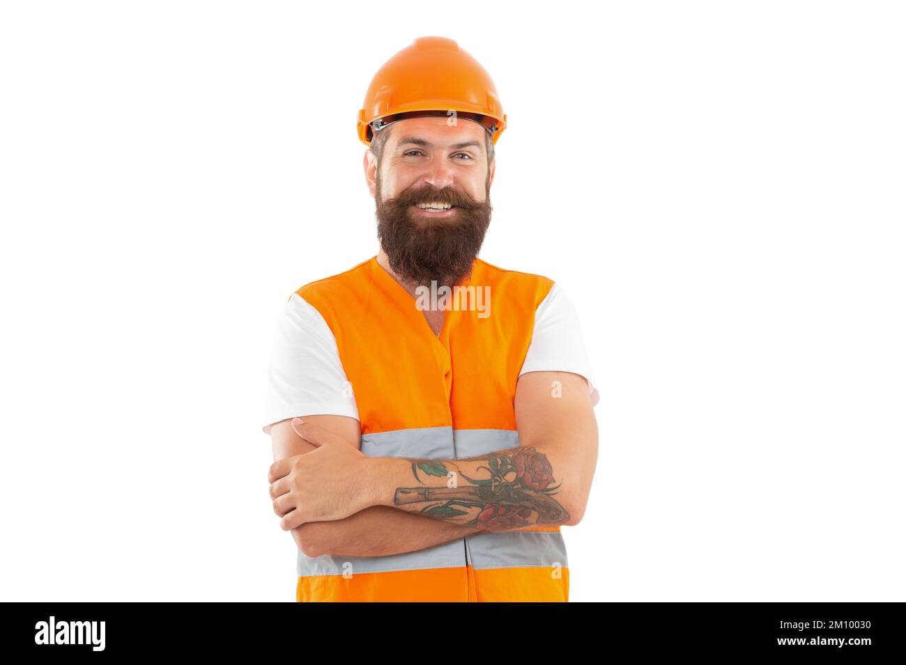cheerful supervisor man isolated on white background. supervisor man in ...
