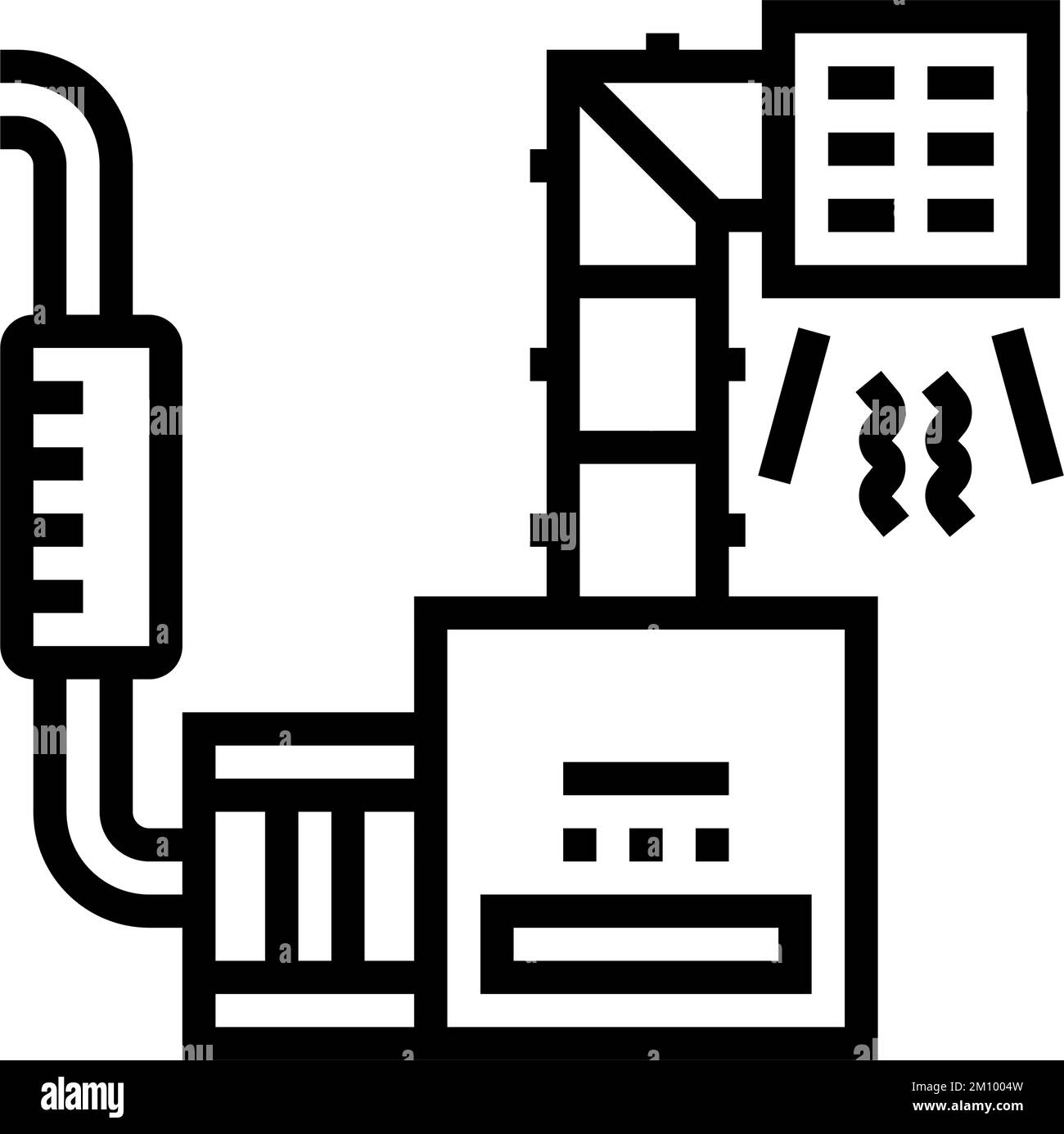 purification system line icon vector illustration Stock Vector Image ...