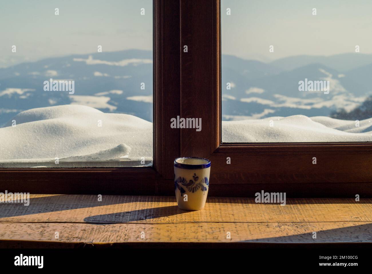 Cup and window hi-res stock photography and images - Alamy