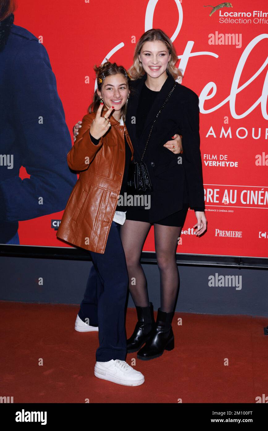 Les Halles, Paris, France on December 8, 2022, Actress Louise Malek and ...
