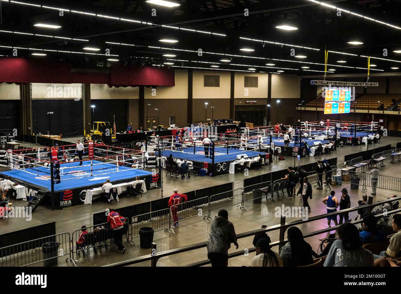 Lubbock, TX, USA. 8th Dec, 2022. Wide view of the venue for the USA ...