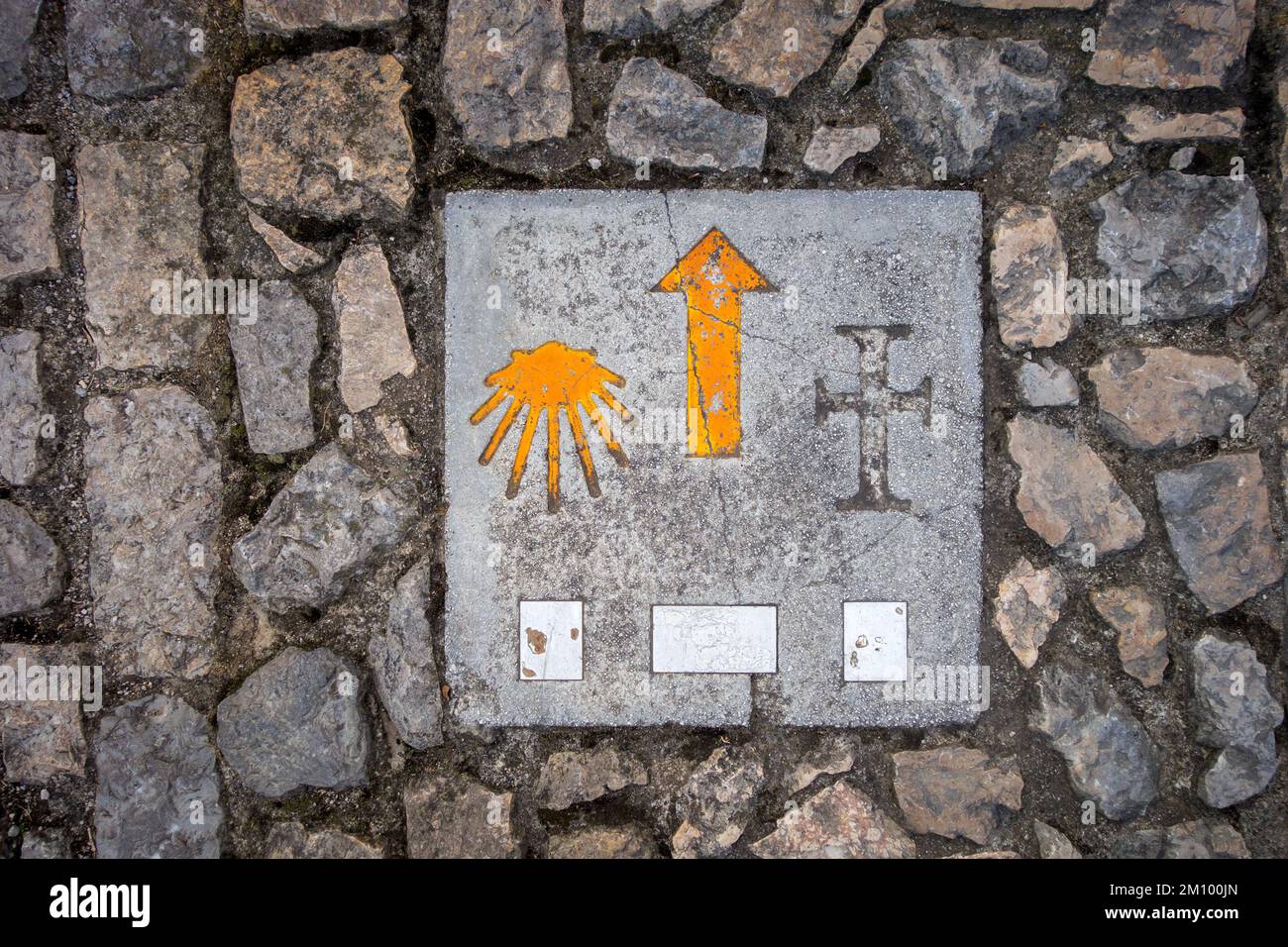 Pilgrimage sign hi-res stock photography and images - Alamy