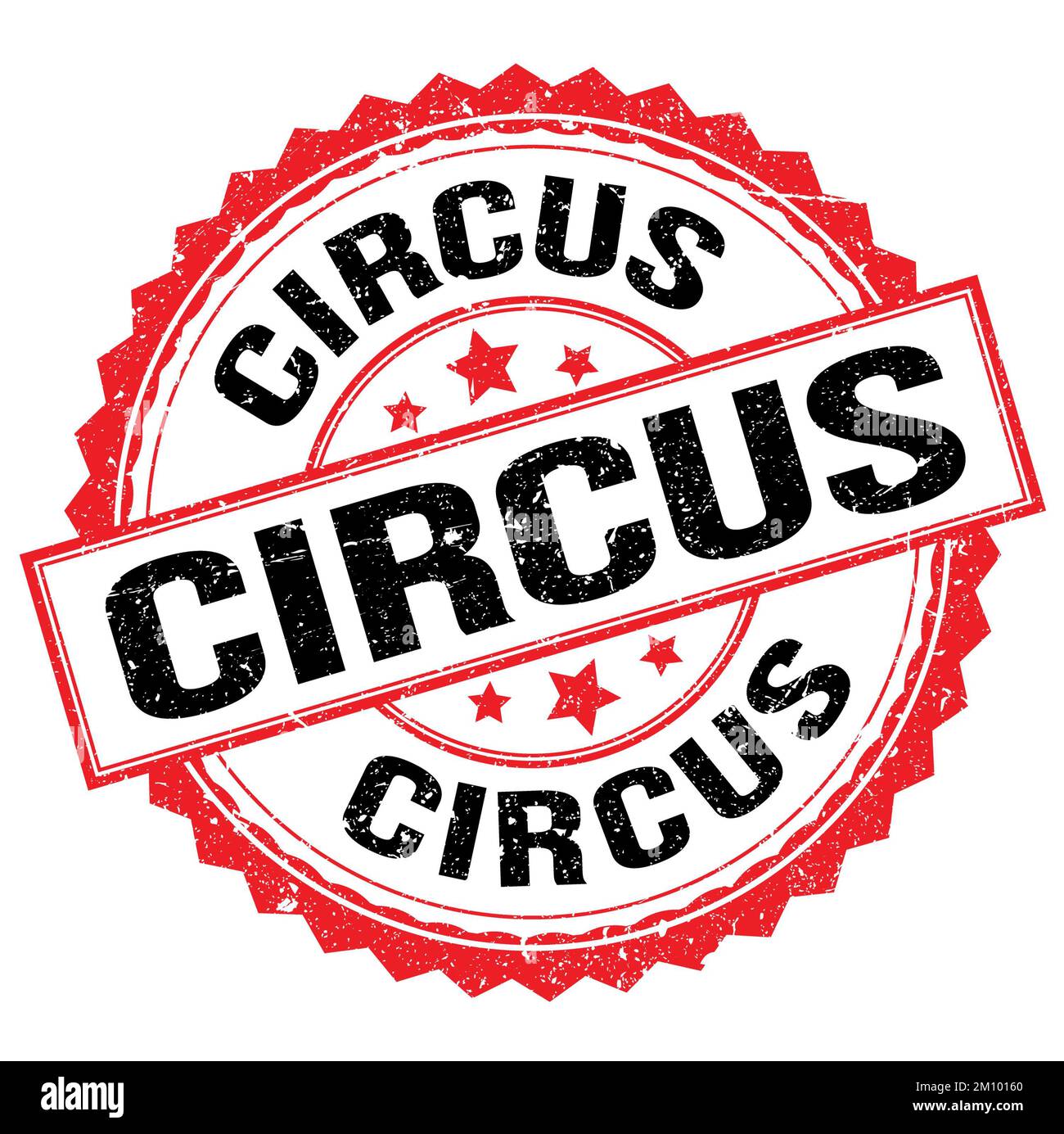 CIRCUS text written on red-black round stamp sign Stock Photo - Alamy