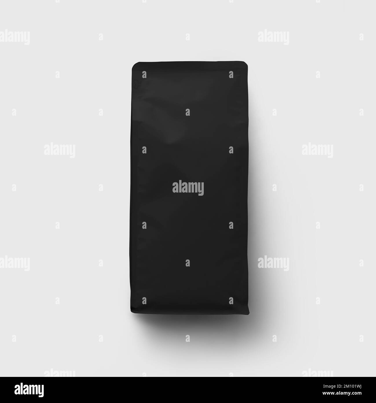 Black gusset pouch template for coffee, tea, premium bag presentation ...