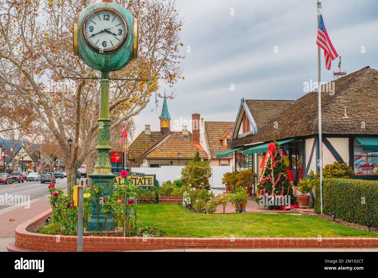 Solvang, California, USA - December 8, 2022 Solvang, city in Southern ...