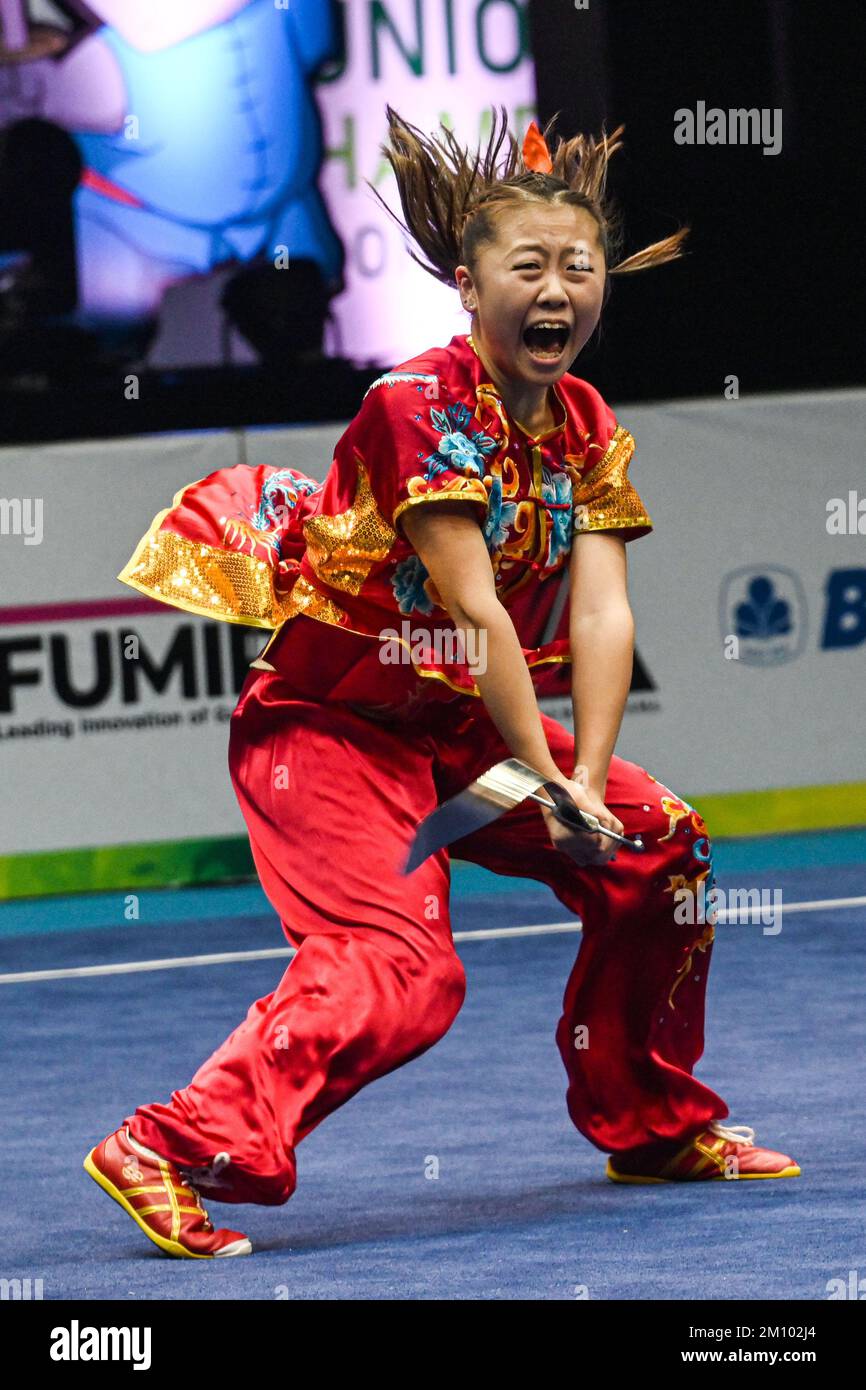 Tangerang, Indonesia. 9th Dec, 2022. Jada Nicole He of China's Hong ...