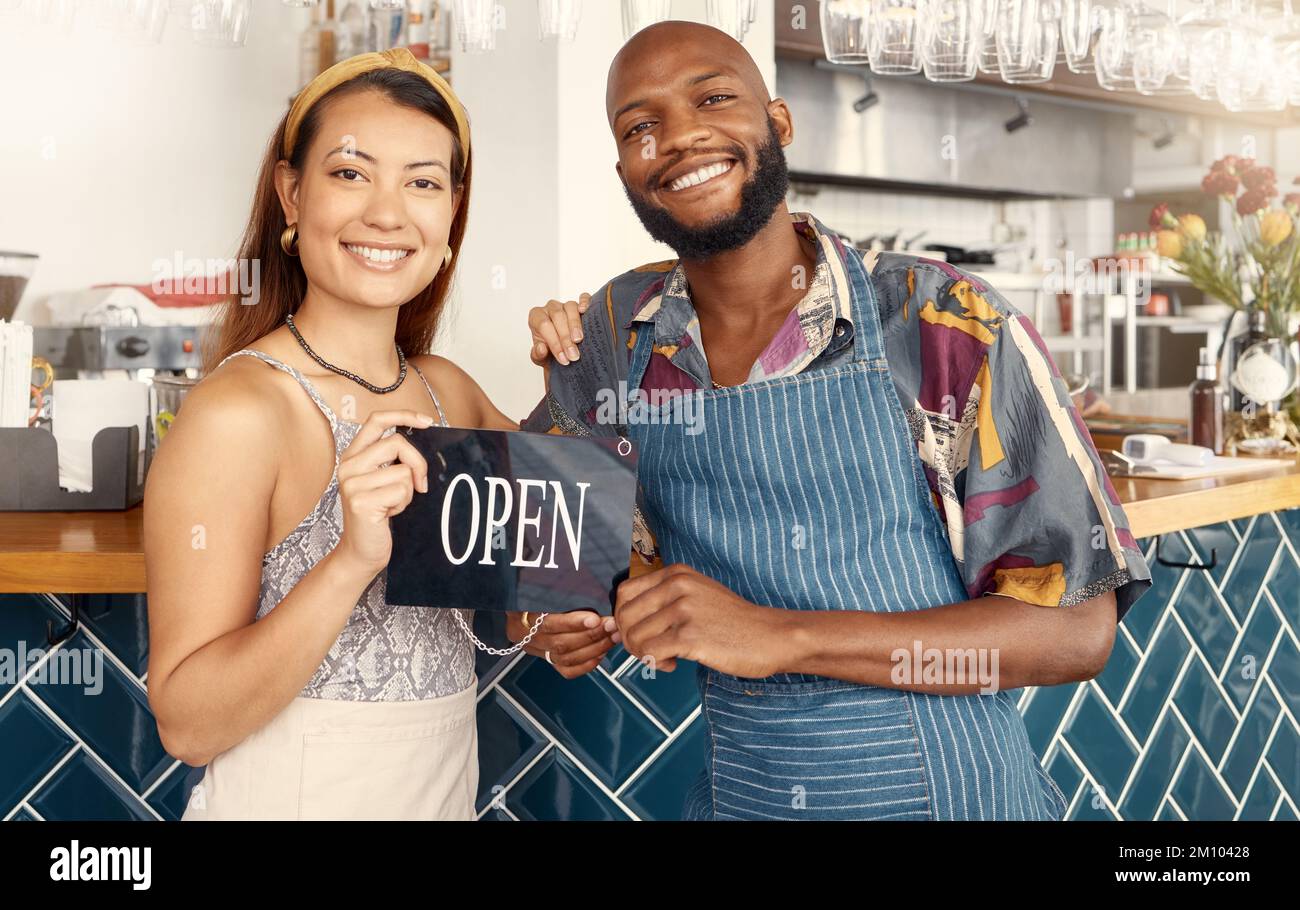 Finding the right partner matters. two business colleagues working ...