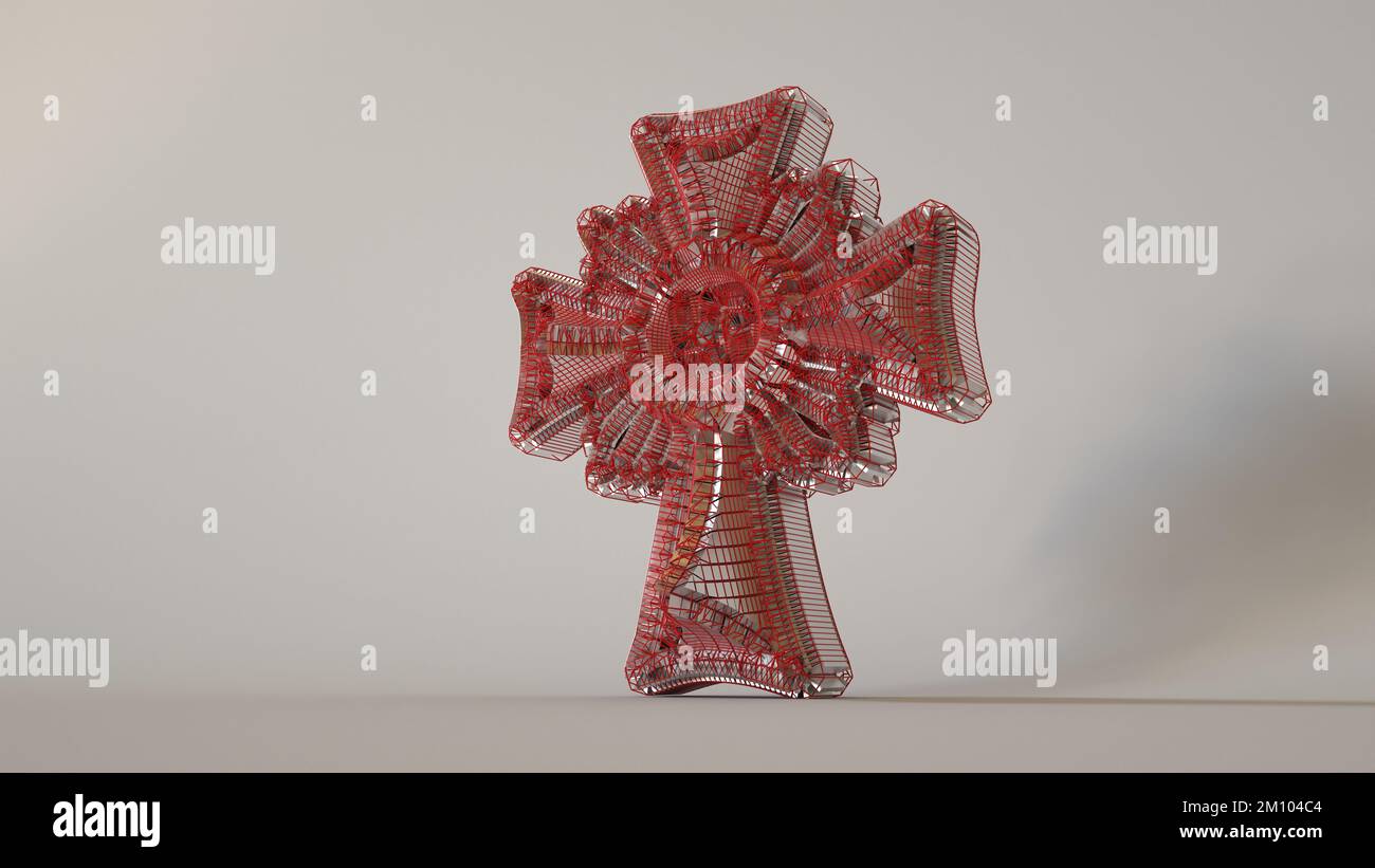 A 3D Illustration of the Christian cross. Artists, Designers, Pattern ...