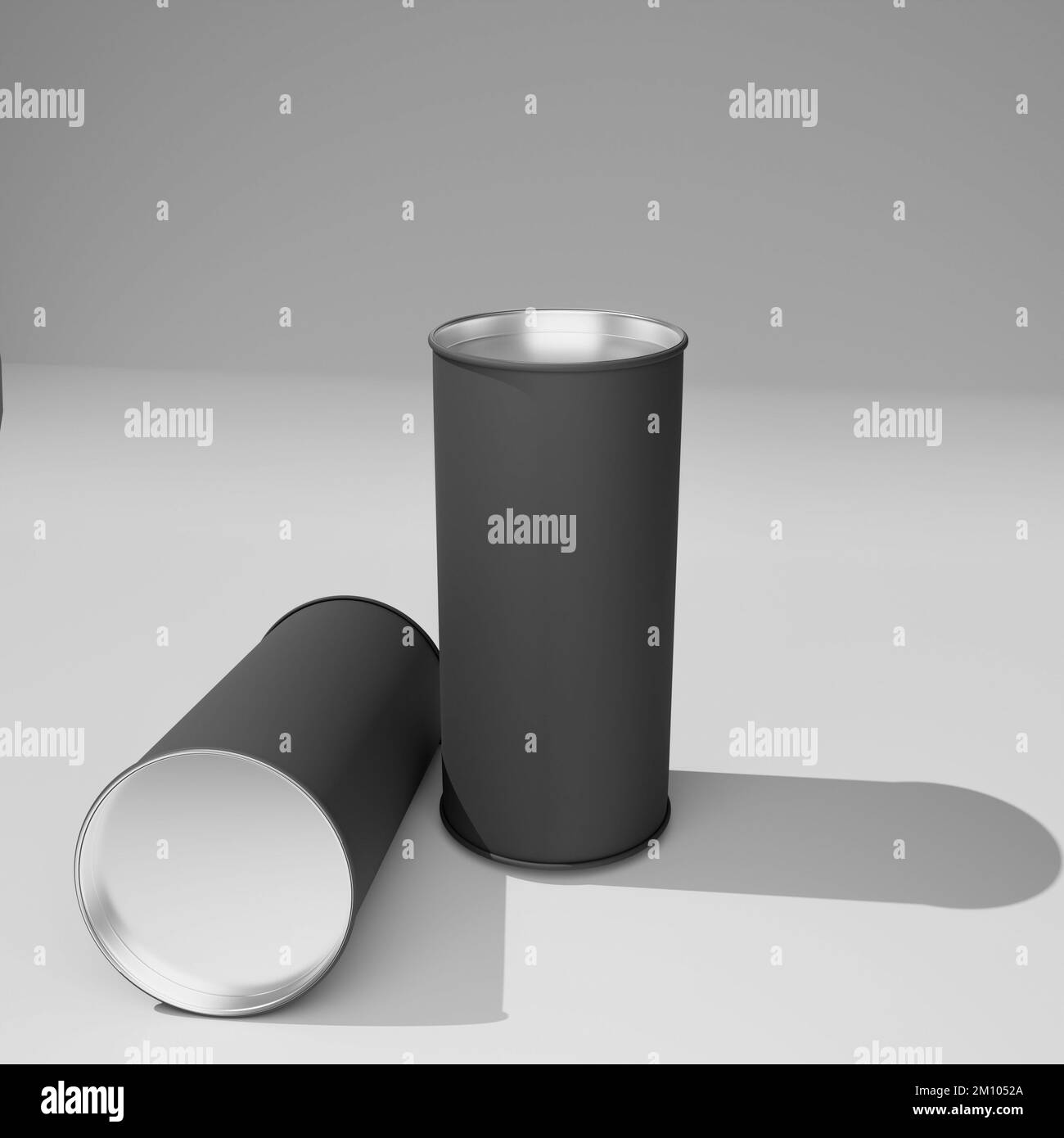 cylinder package mock up 3d illustration image, royalty free mock up ...