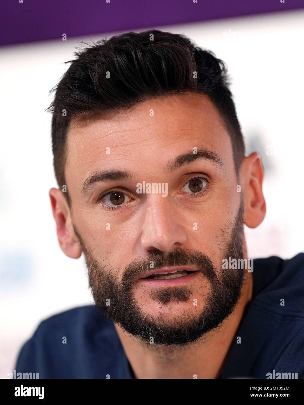 during a press conference at the Main Media Centre in Doha, Qatar ...