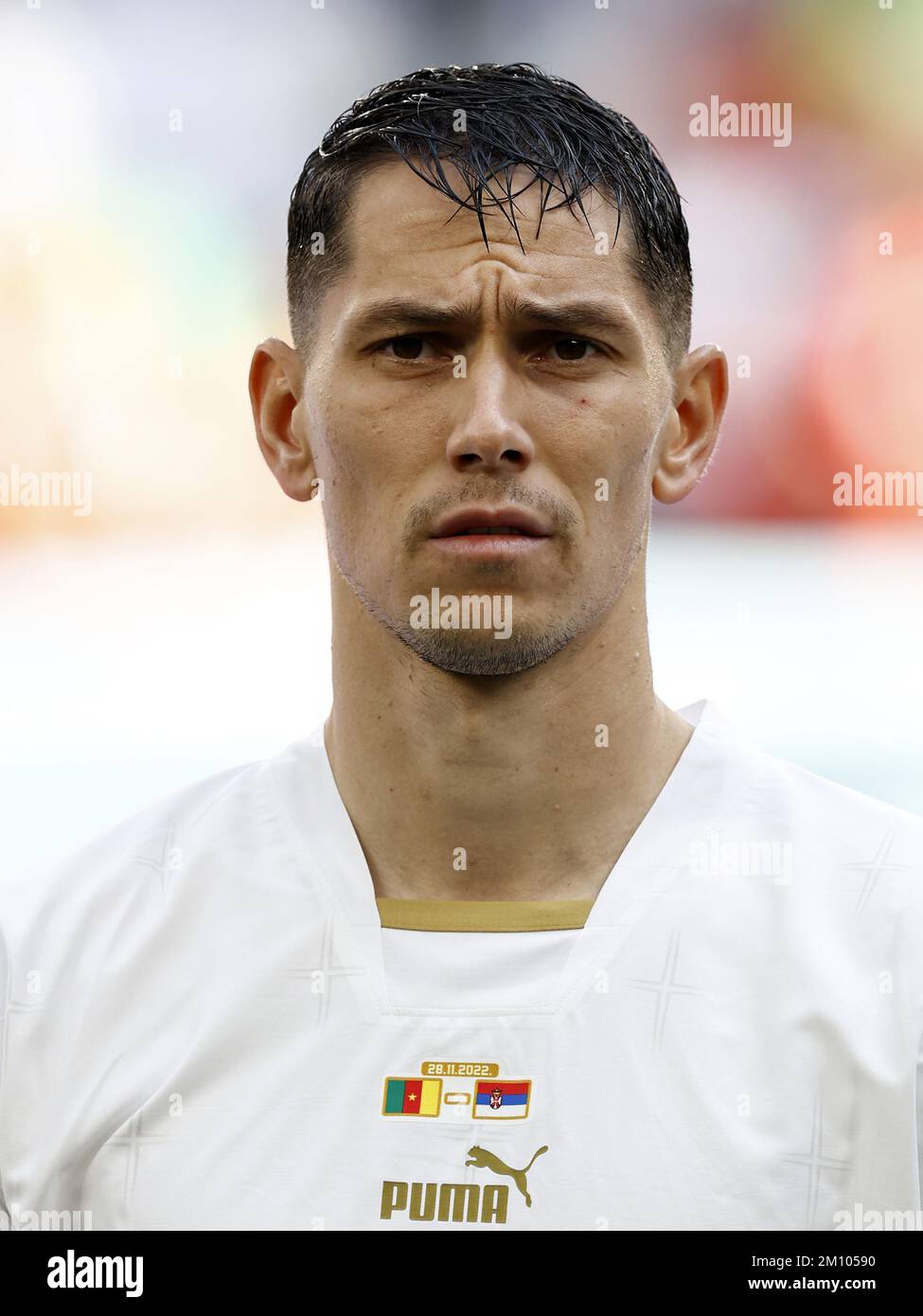 AL WAKRAH - Sasa Lukic of Serbia during the FIFA World Cup Qatar 2022 ...