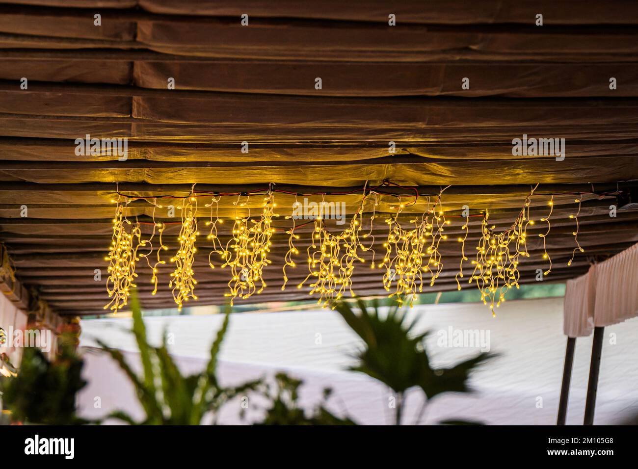 multiple Serial light glowing Bokeh abstract backdrop, line patter ...