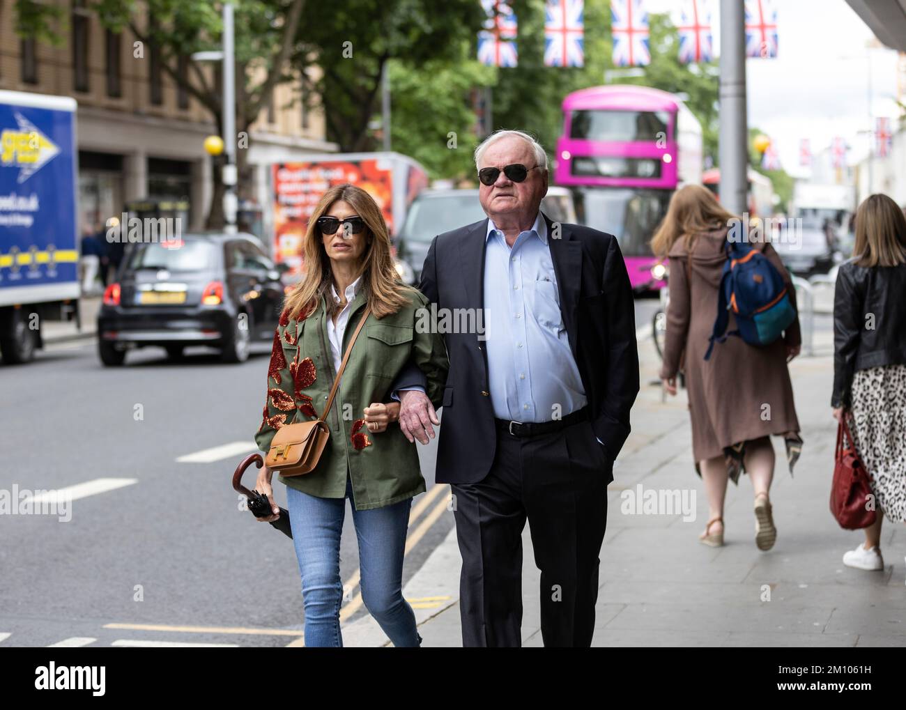 Shipping magnate John Fredriksen and partner Maryam Mohaghegh take a ...