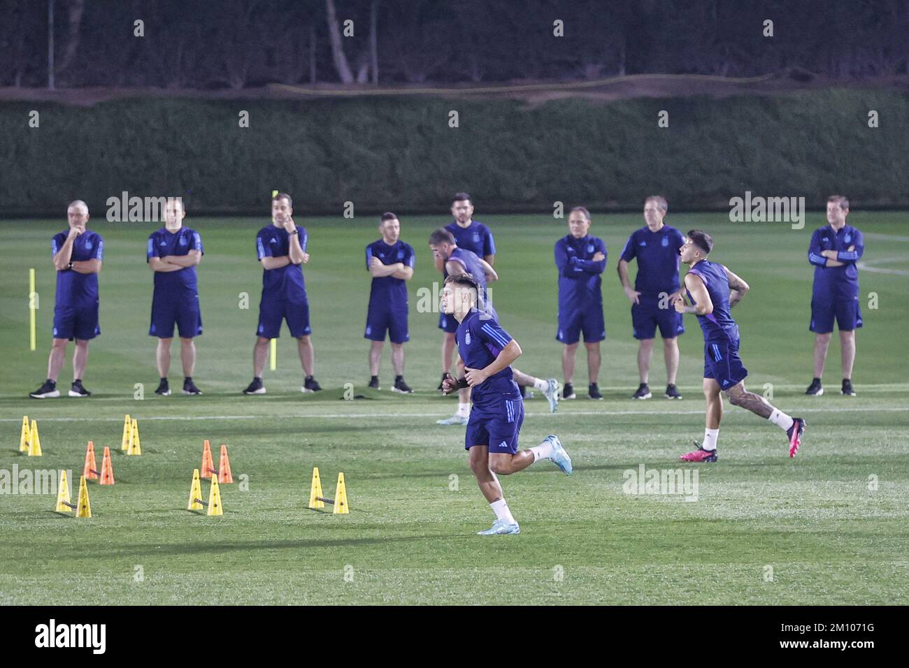 DOHA, 08-12-2022, Qatar University training pitch 6, World Cup 2022 in ...