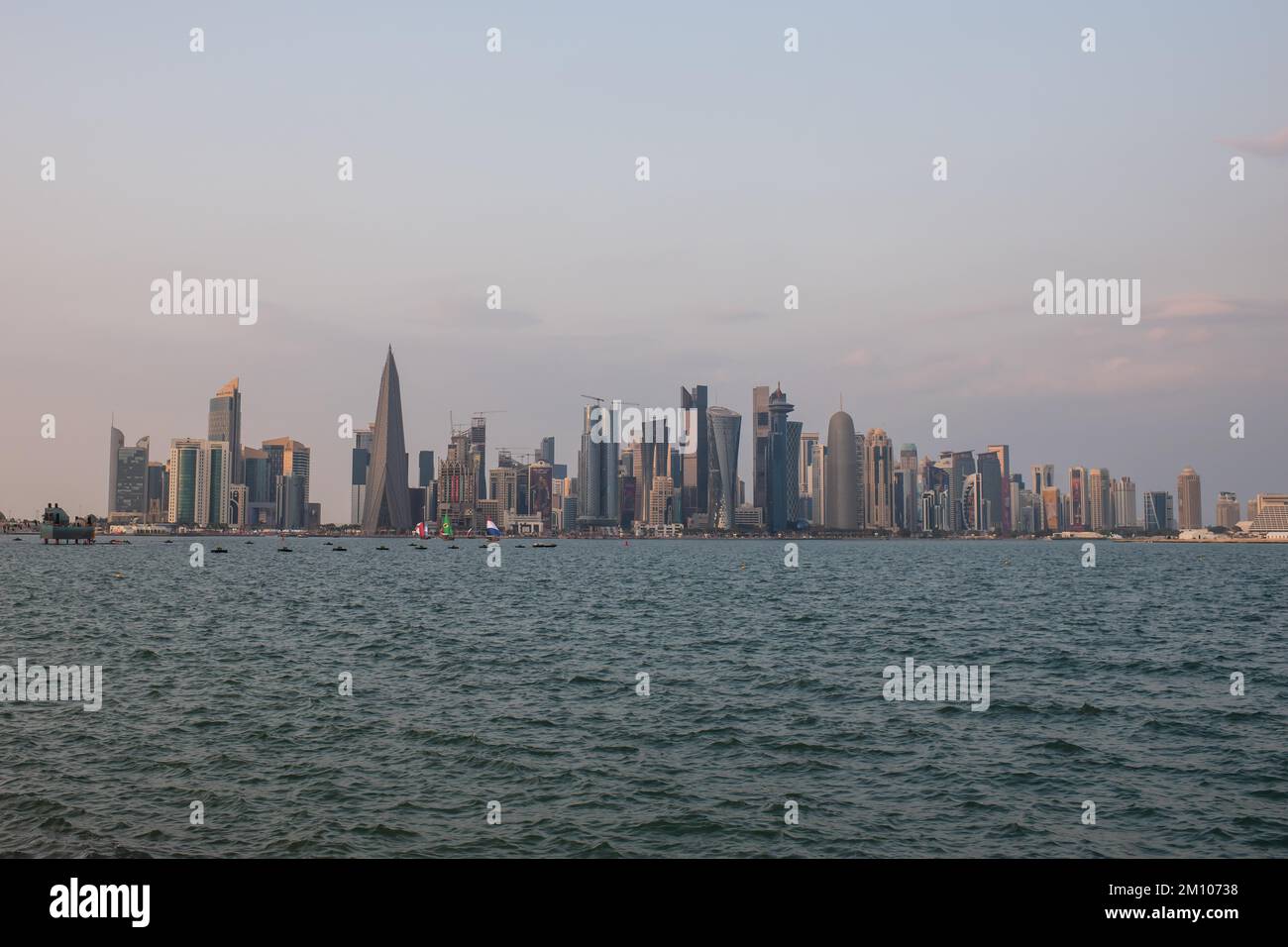 The 2022 Qatar FIFA World Cup final eight team-themed sailing boats ...