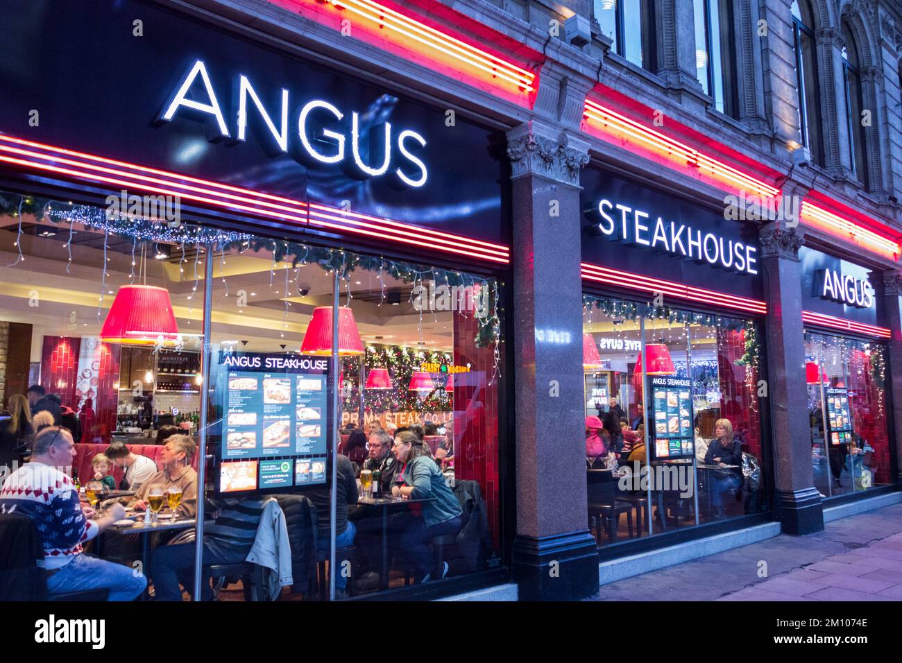 Angus Steakhouse, Coventry Street, London, W1D, England, UK Stock Photo ...