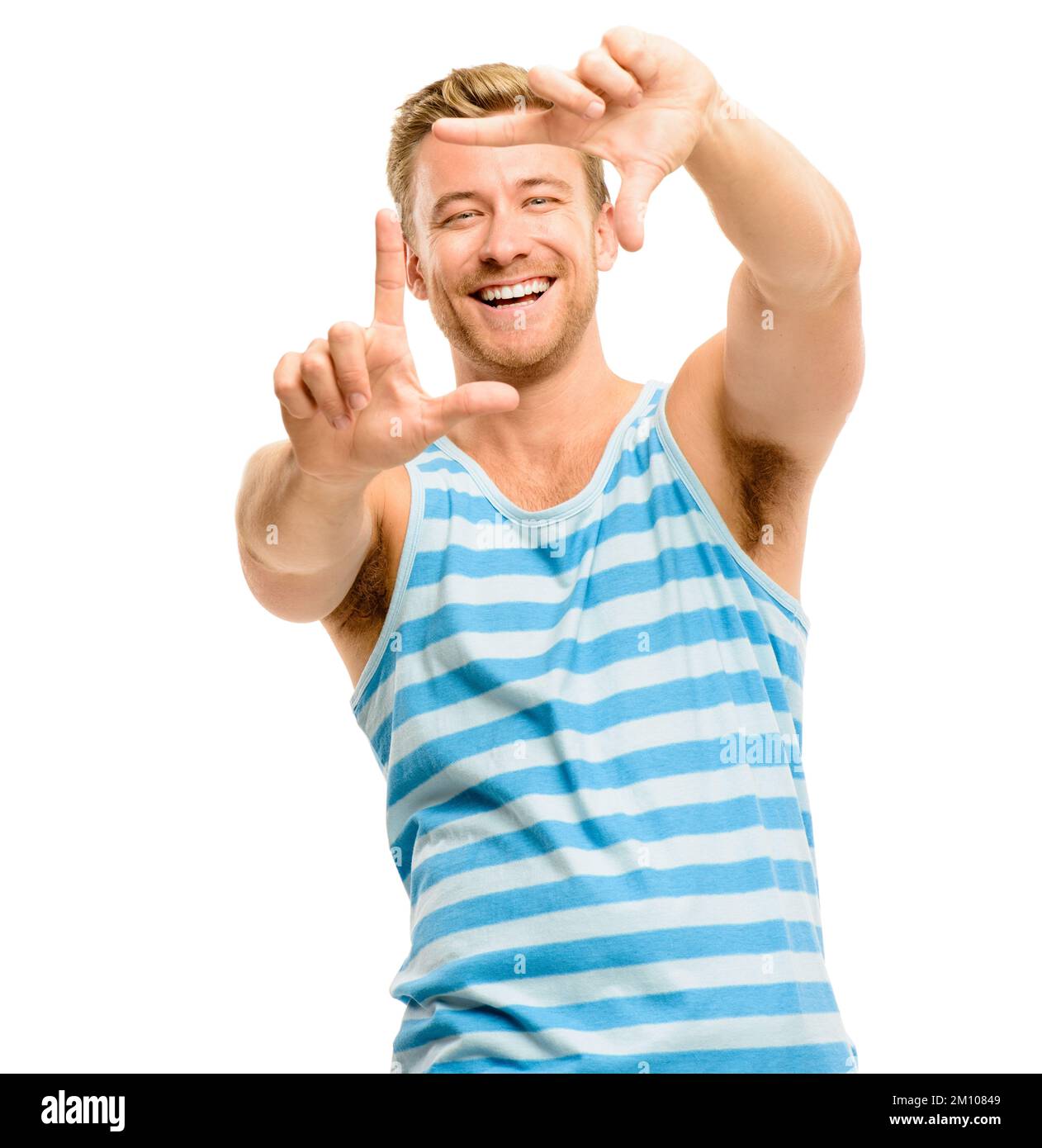 Man isolated in frame hi-res stock photography and images - Alamy