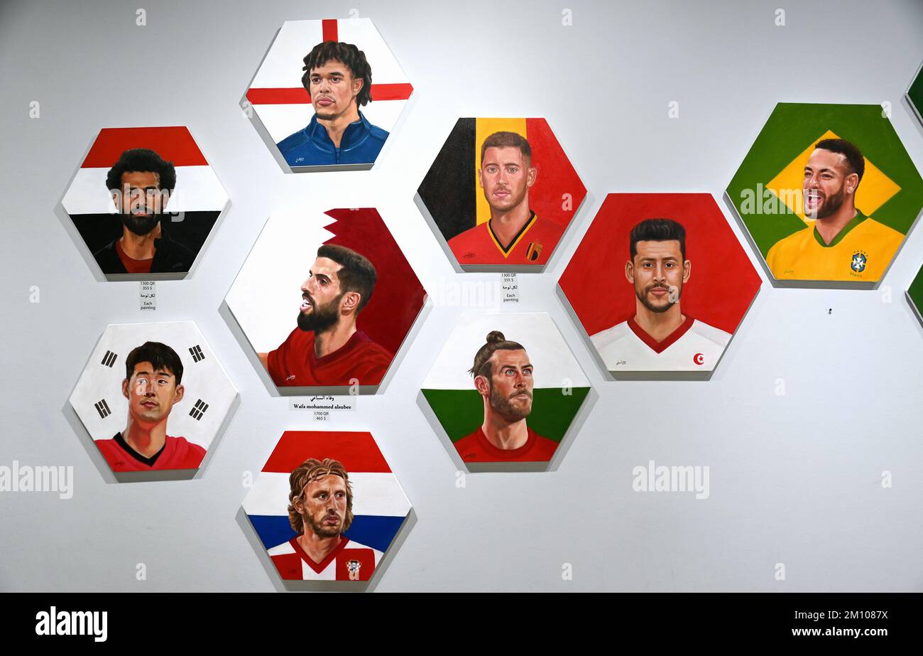 Fussball, Weltmeisterschaft, Qatar 2022, Doha, ; Portrait GemŠlde von ...