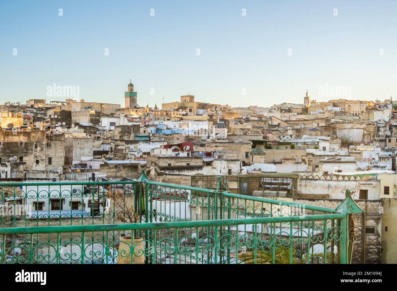 Rooftop terrace in the heart of old historic downtown called medina in ...