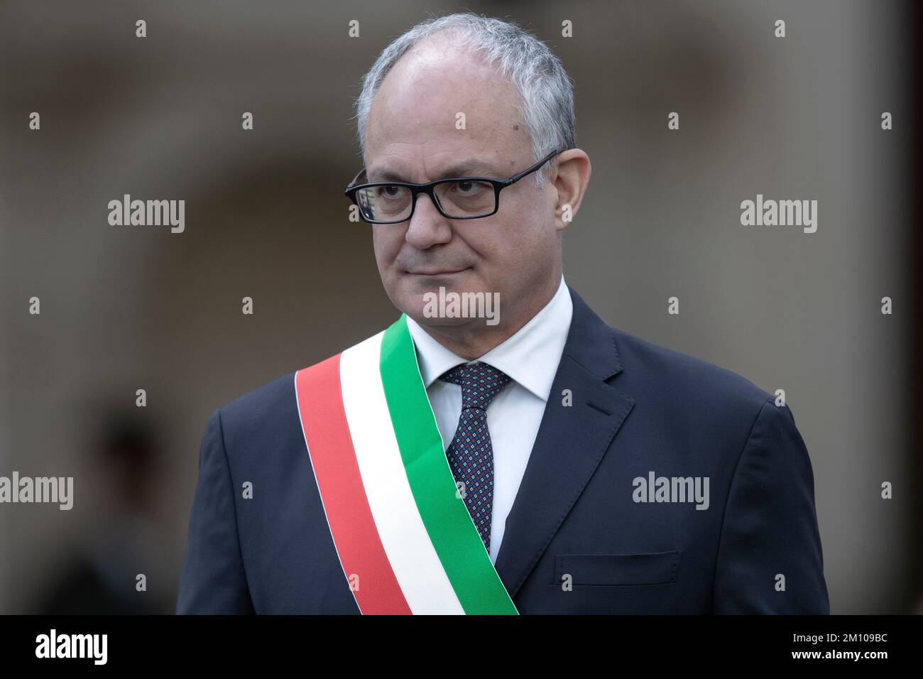 Rome, Italy, 8 december 2022. Rome Mayor Roberto Gualtieri arrives in ...