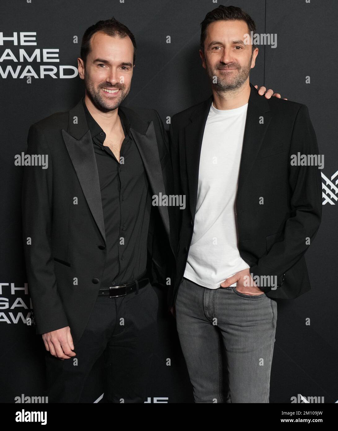 Los Angeles, USA. 08th Dec, 2022. (L-R) Mathieu Audrain and Swann ...