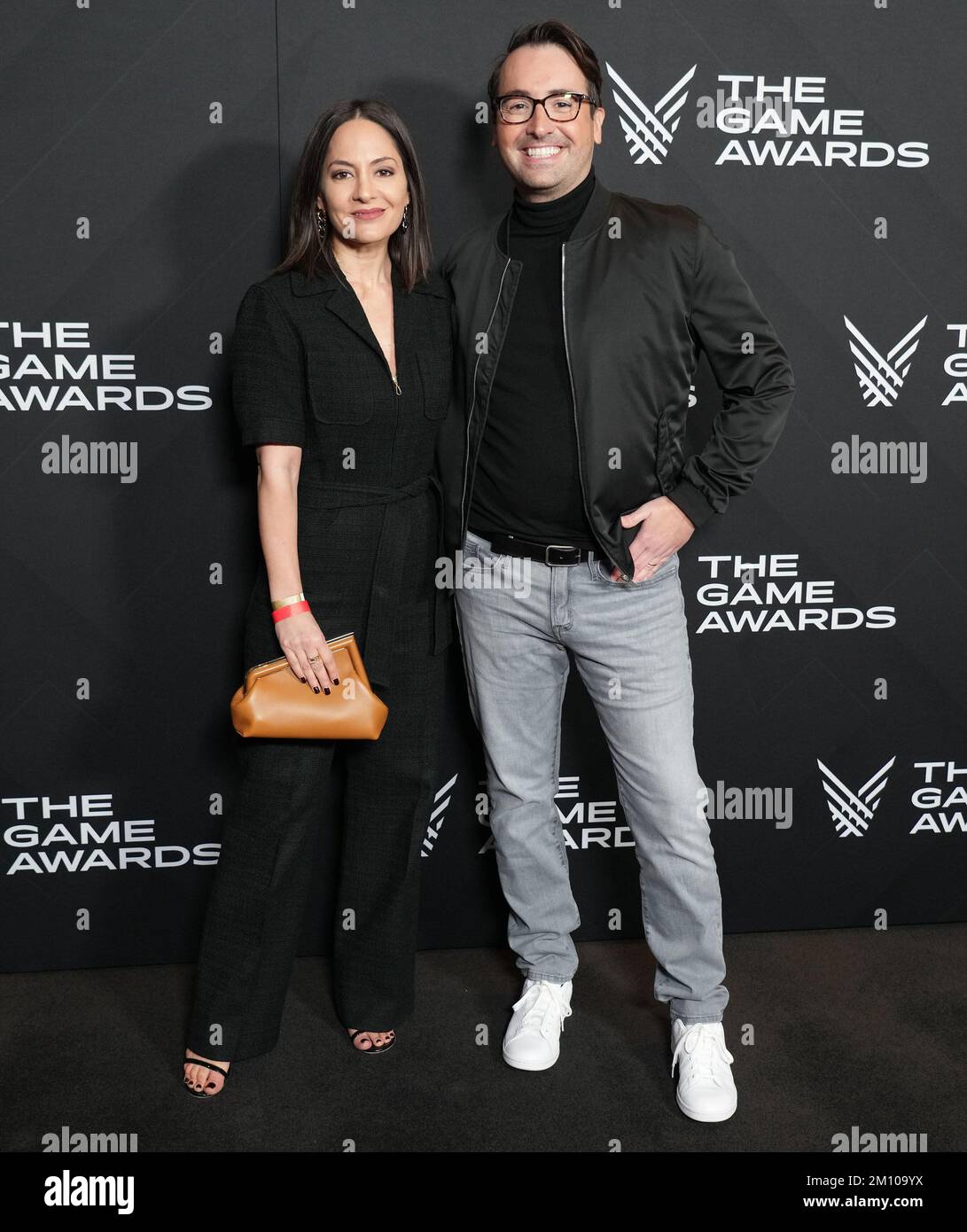 Los Angeles, CA, December 8, 2022. (L-R) Naz Aletaha and Jeremy Lee ...