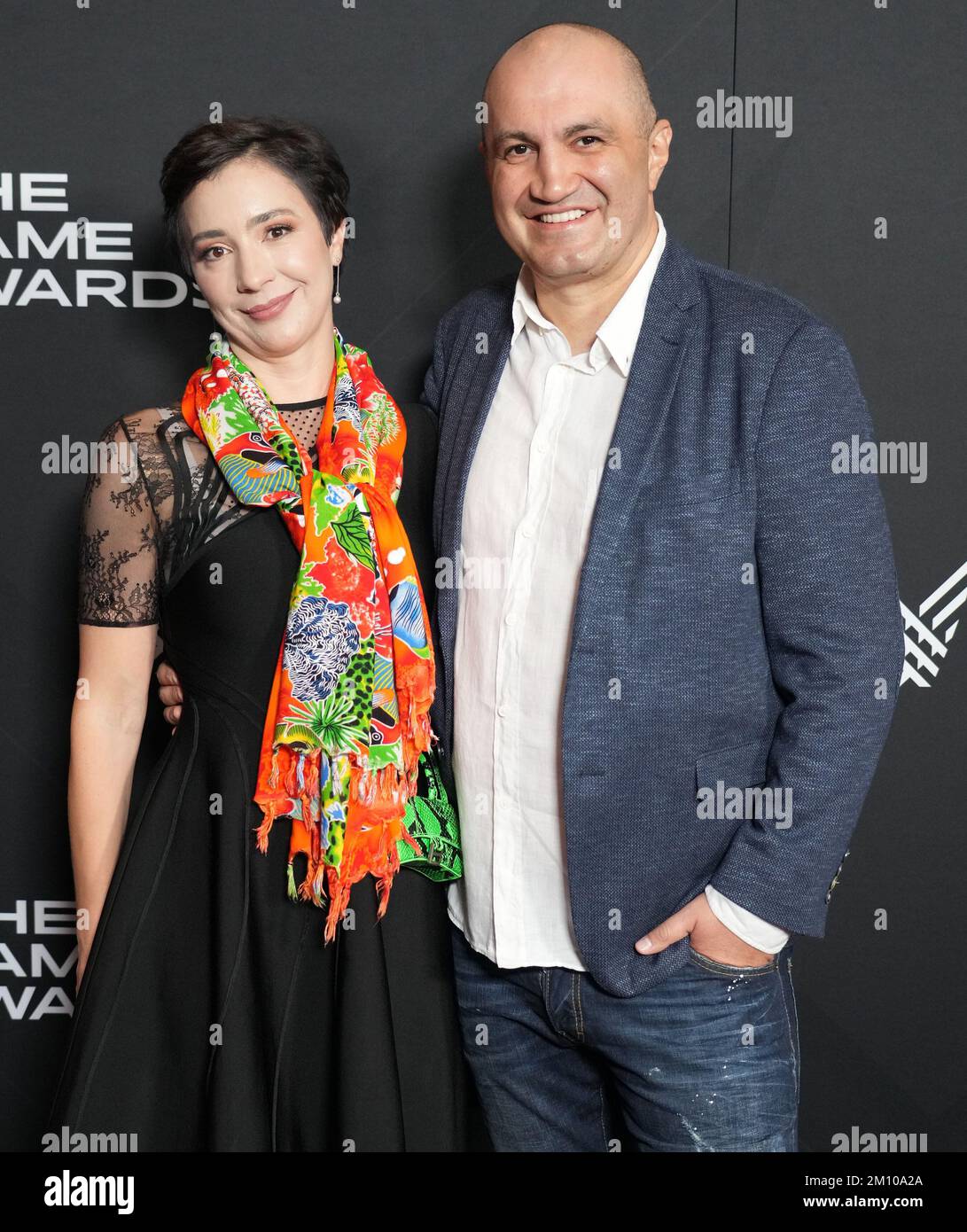 Los Angeles, CA, December 8, 2022. (L-R) Anamaria Stroie and Silviu ...