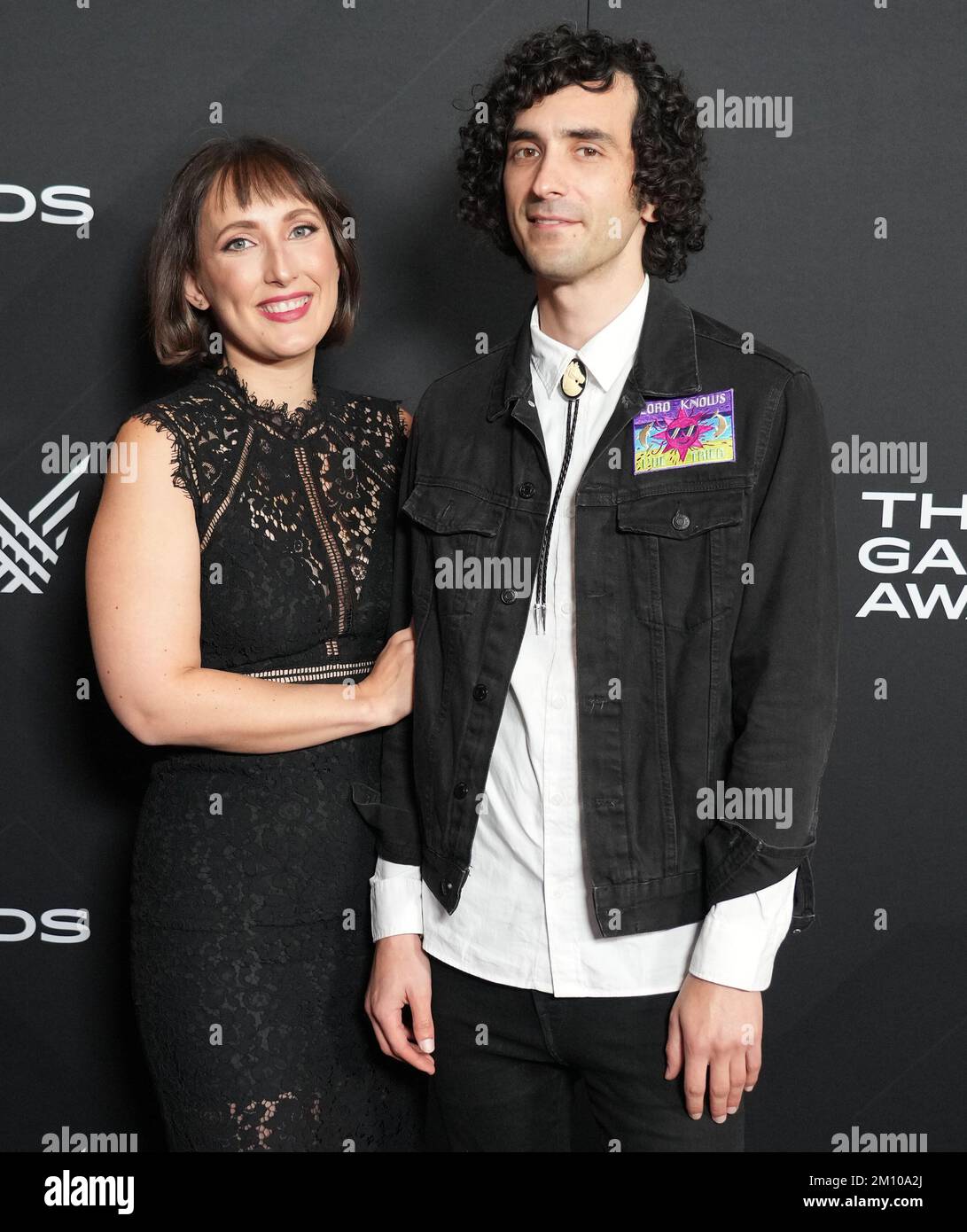 Los Angeles, CA, December 8, 2022. (L-R) Geneva Hodgson and Benjamin ...