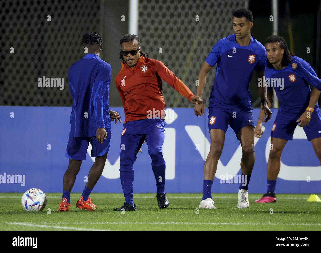 Assistant-coach of Netherlands Edgar Davis during Netherlands training ...