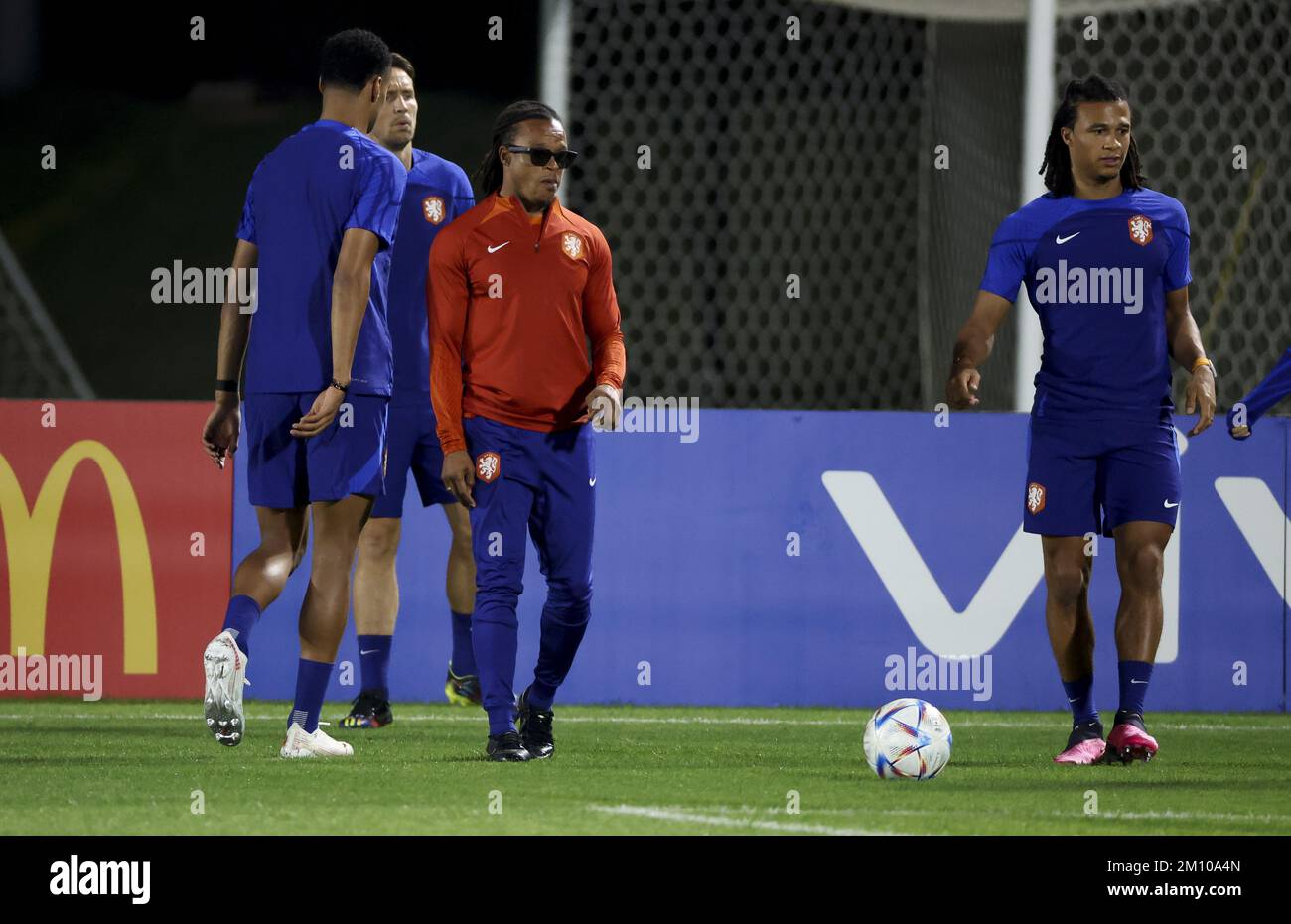 Assistant-coach of Netherlands Edgar Davis during Netherlands training ...