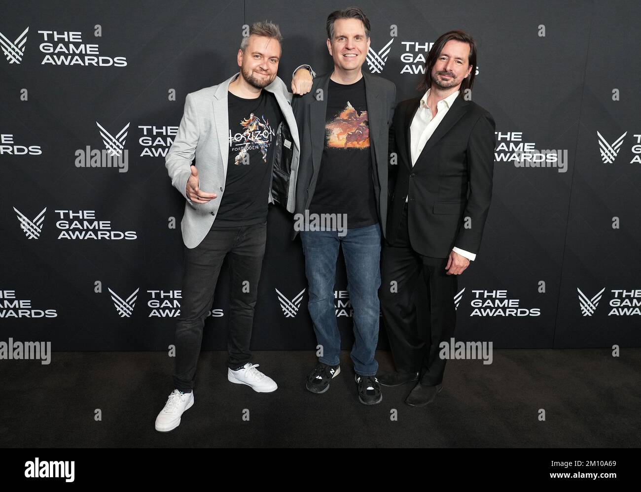 Los Angeles, CA, December 8, 2022. (L-R) Tim Symons, Ben McCaw and ...