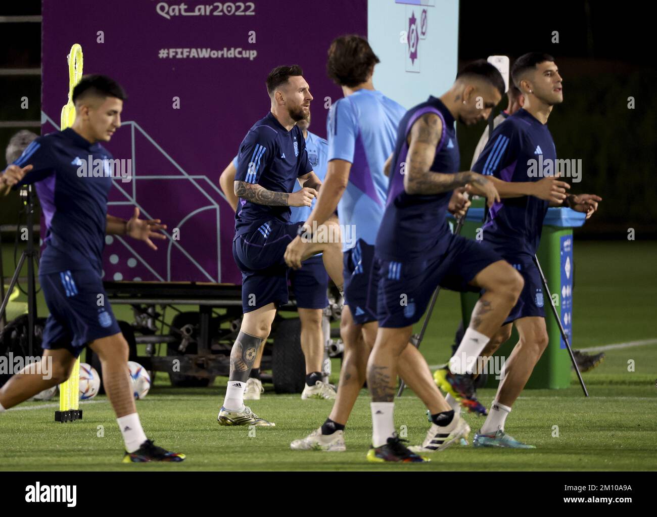 Lionel Messi of Argentina during Argentina training session at the ...