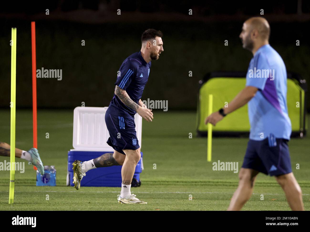 Lionel Messi of Argentina during Argentina training session at the ...
