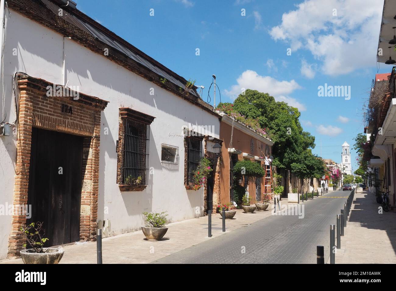 Caribbean, streets of Santo Domingo, Dominican Republic, colonial ...