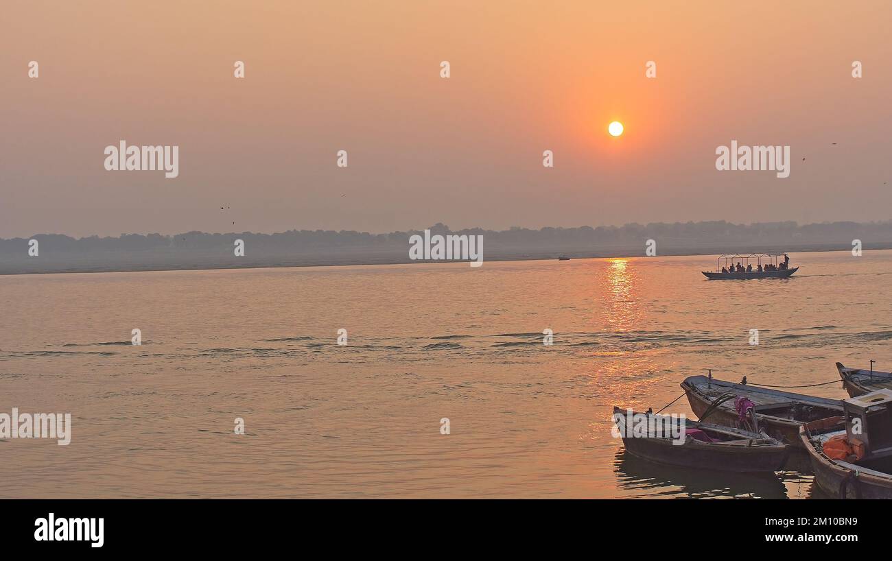 Morning on ganges river hi-res stock photography and images - Alamy