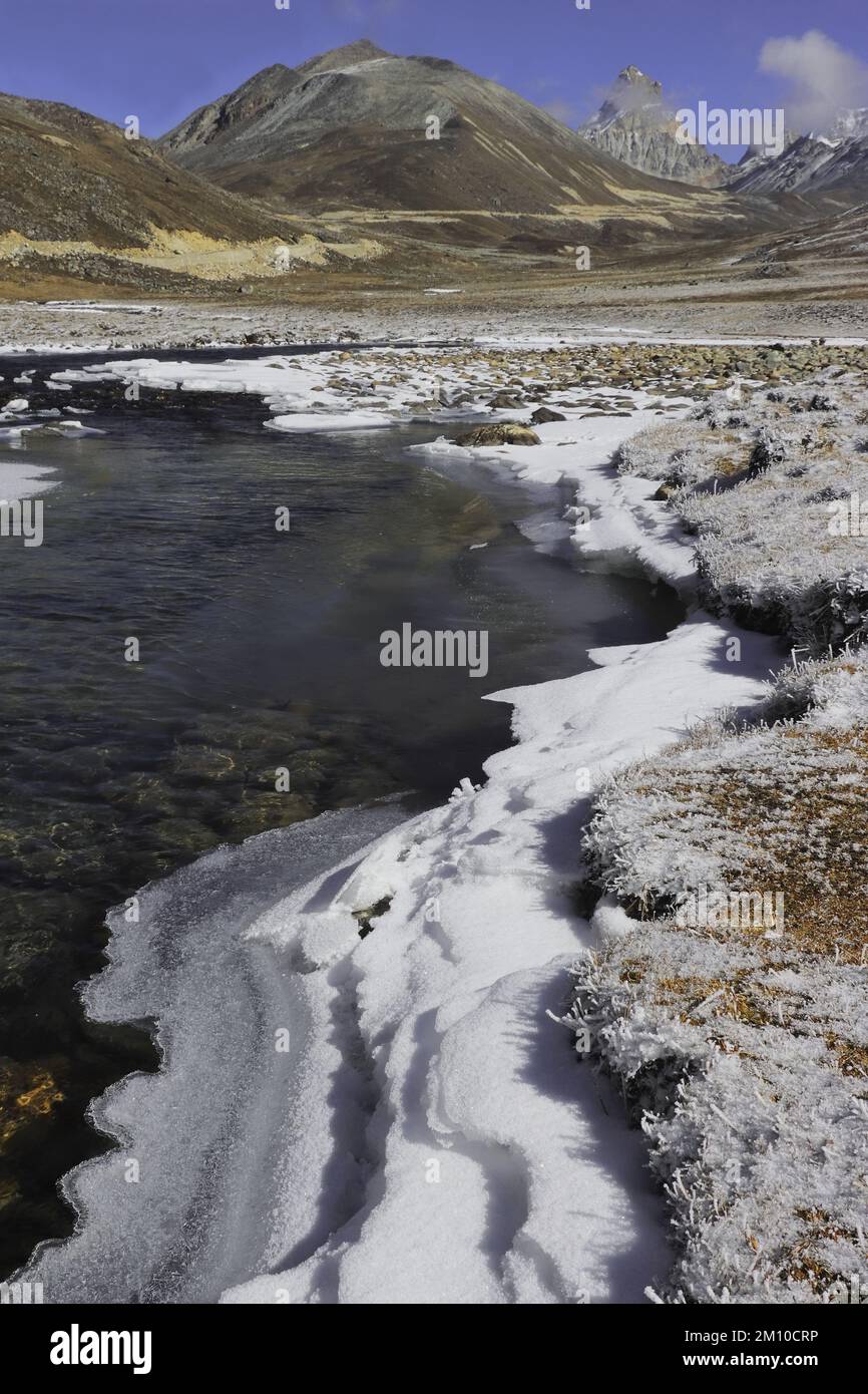 becouse of global warming mountain glaciers, ice caps of Himalayas ...