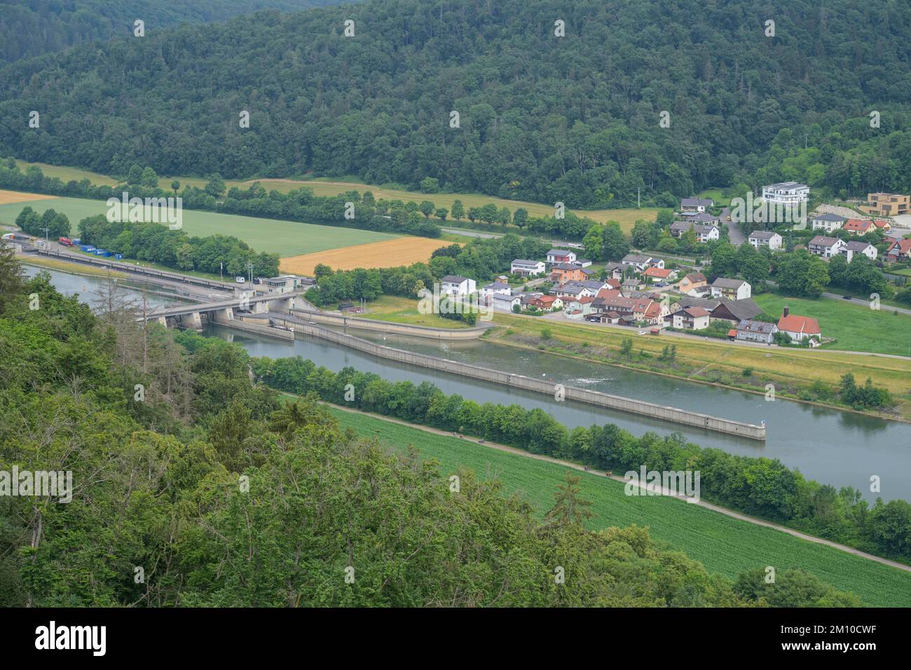 Main-Donau-Kanal Schleuse Kehlheim, Bayern, Deutschland Stock Photo - Alamy