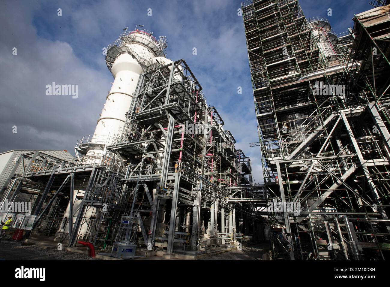 Illustration picture shows the Steelanol plant during the inauguration ...