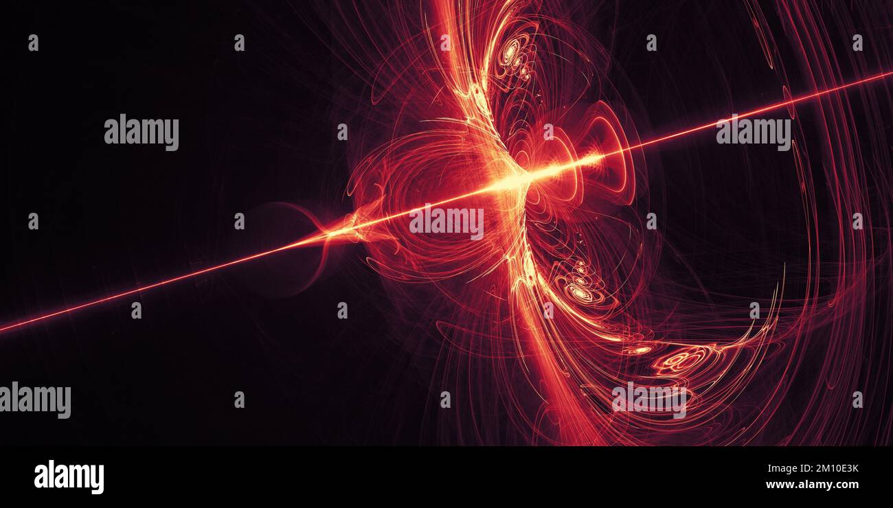 Glint cosmic rays. Neon wind lines. Detailed fractal graphics. Glow ...