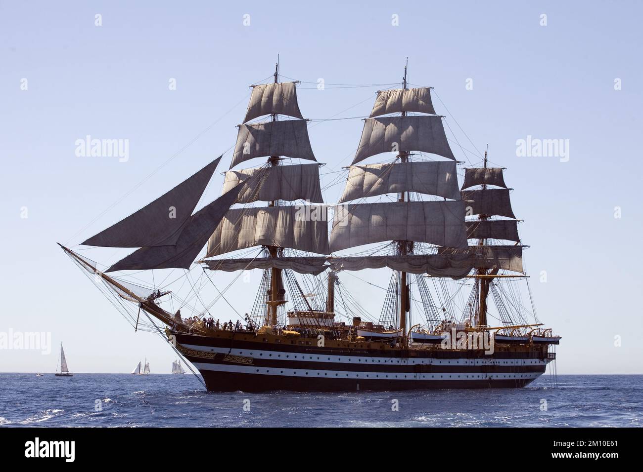 Italian tall ship Amerigo Vespucci, 2007 Stock Photo - Alamy