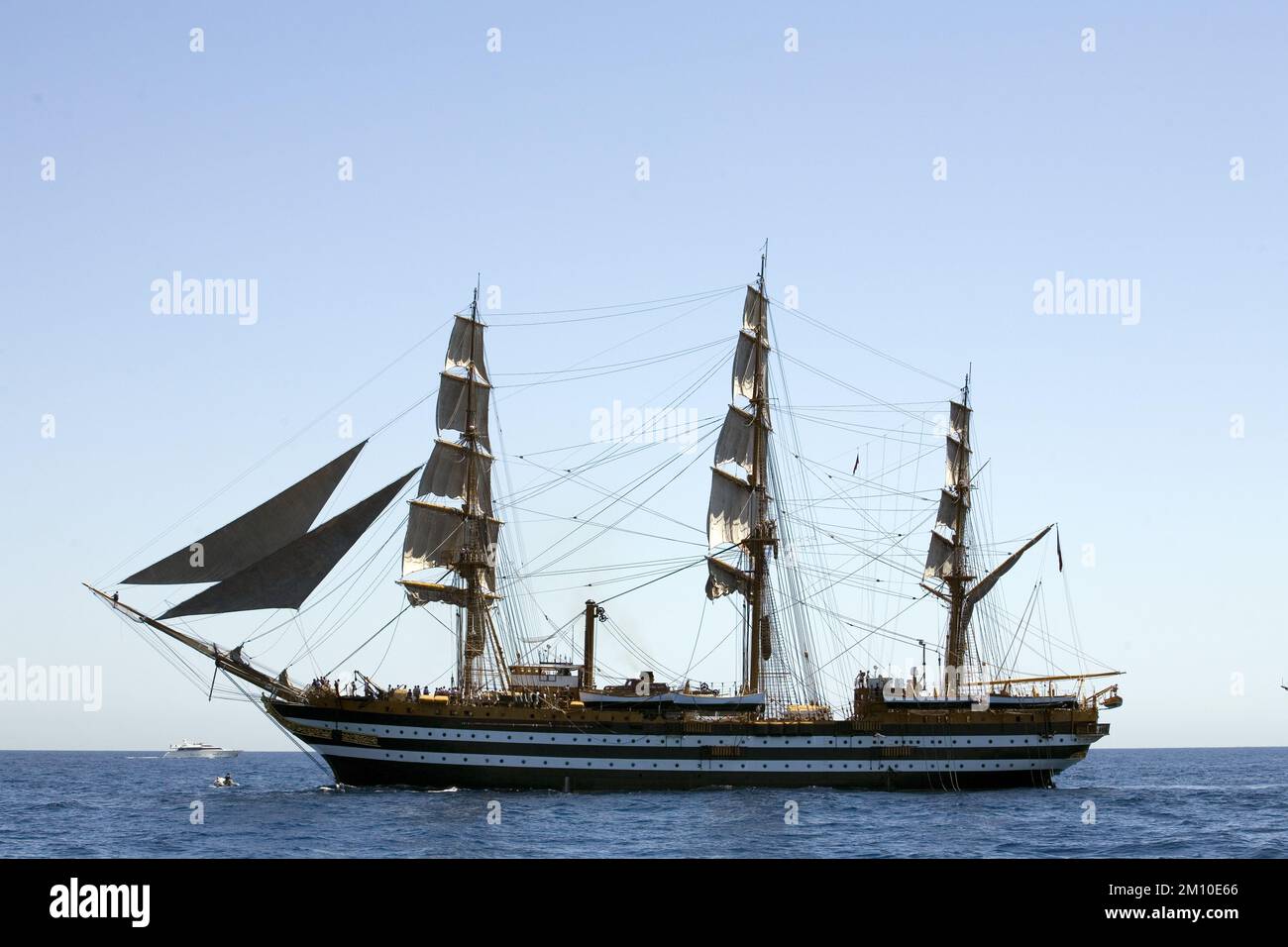 Italian tall ship Amerigo Vespucci, 2007 Stock Photo - Alamy