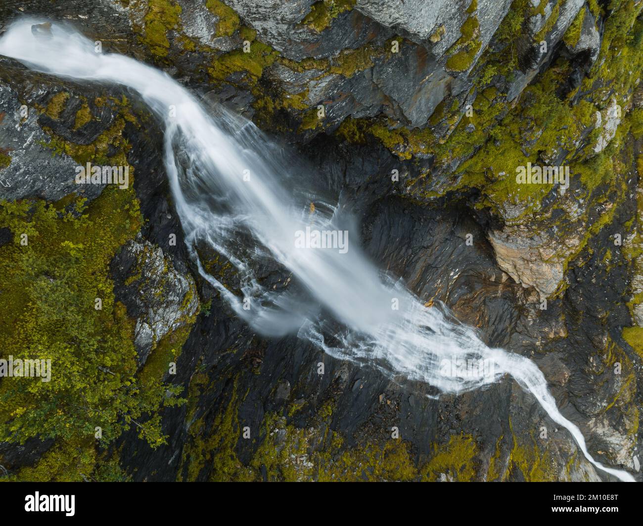 Aerial waterfall shot hi-res stock photography and images - Alamy